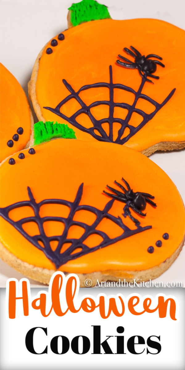 Pumpkin Spice Halloween Cookies - Art and the Kitchen