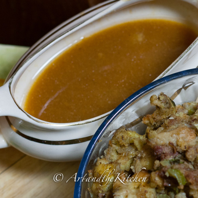 Roast Turkey, Stuffing and Gravy - Art and the Kitchen