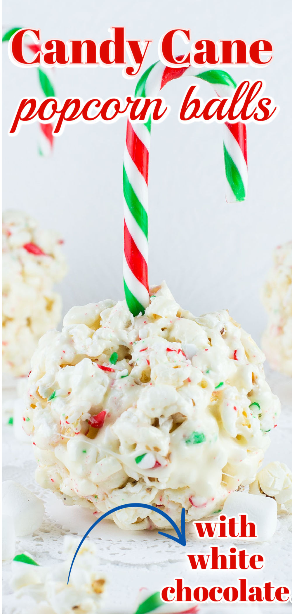 Candy Cane Popcorn Balls - Art and the Kitchen