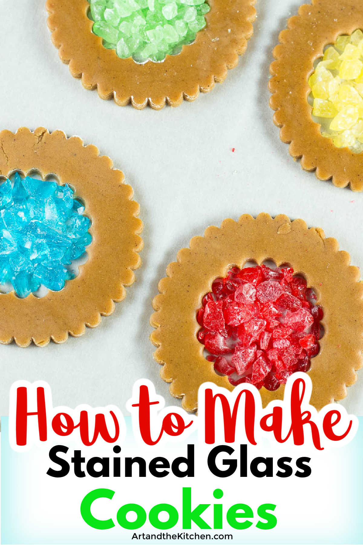 How To Make Stained Glass Cookies Art And The Kitchen