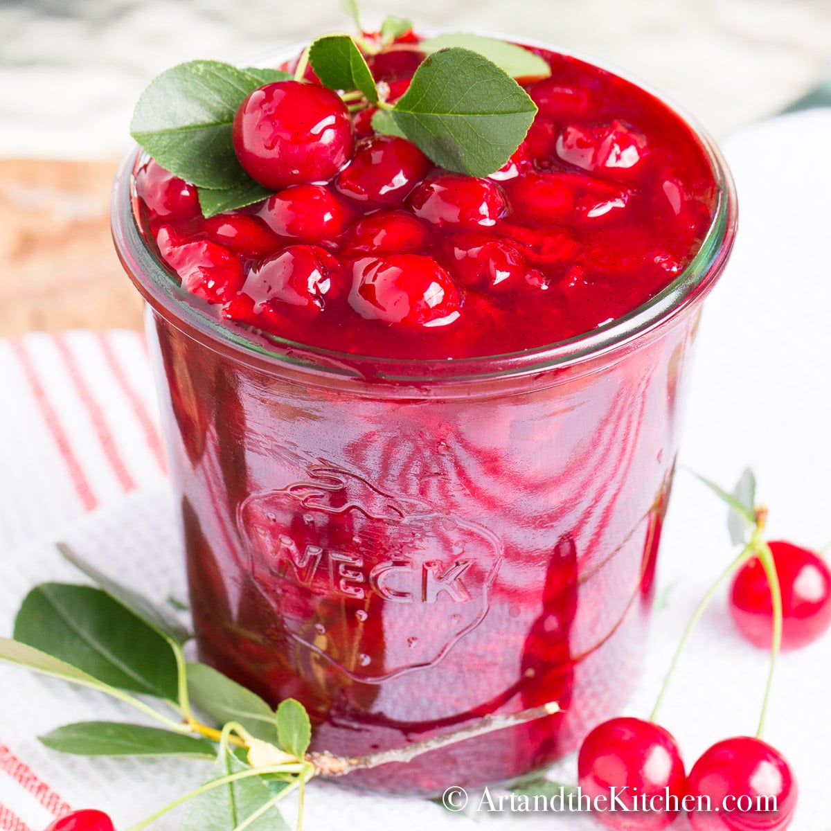 Easy Sour Cherry Sauce - Art and the Kitchen