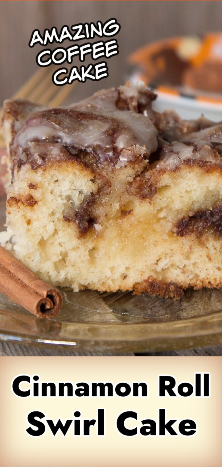 Cinnamon Roll Swirl Cake - Art and the Kitchen