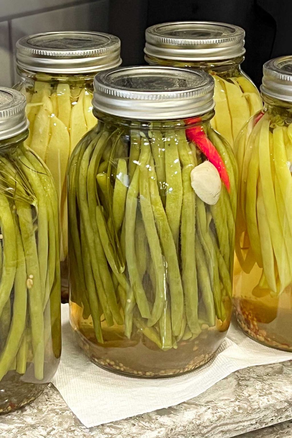 Spicy Pickled Beans - Art and the Kitchen