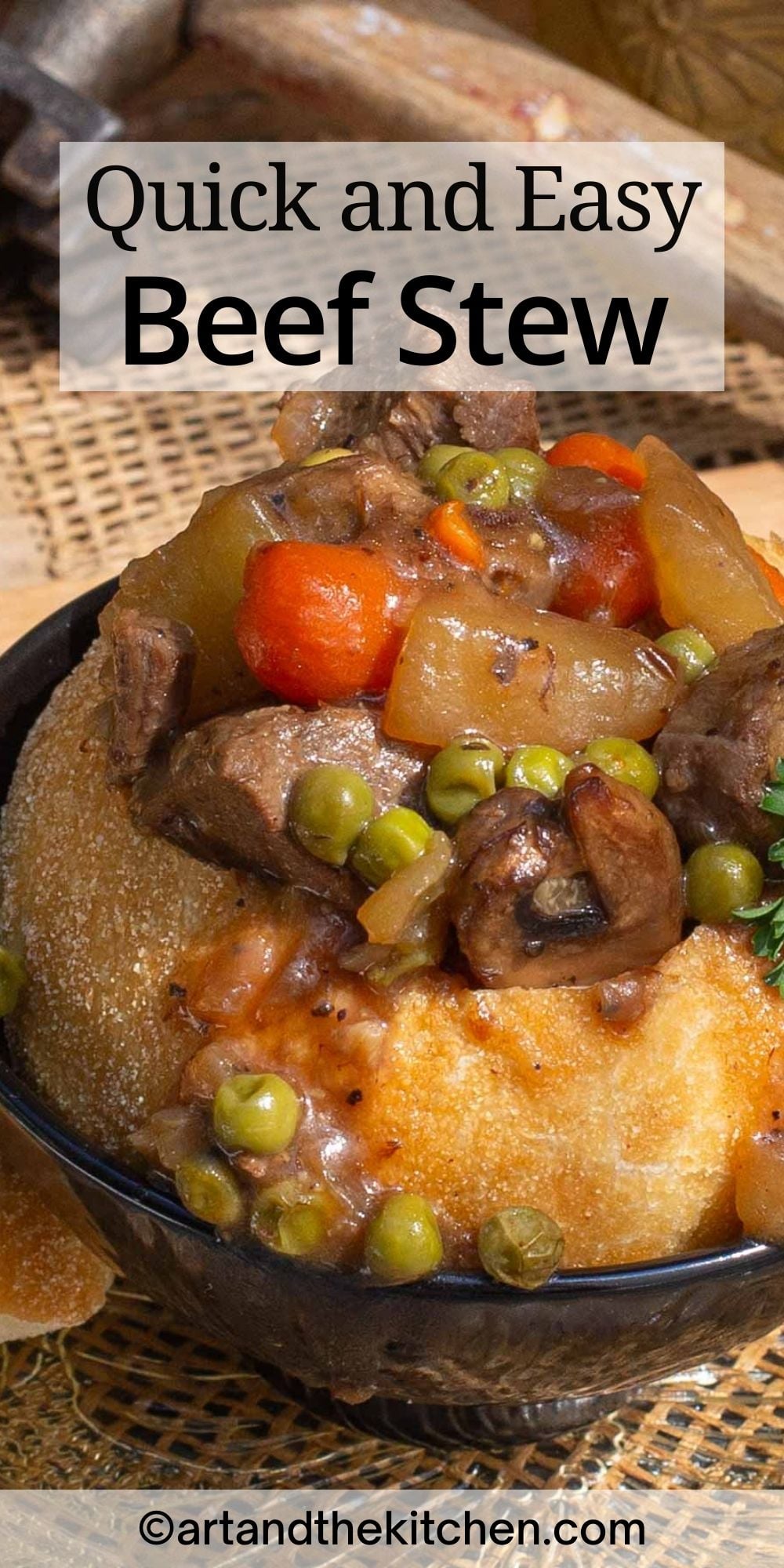 Quick and Easy Beef Stew with Leftover Roast Beef - Art and the Kitchen